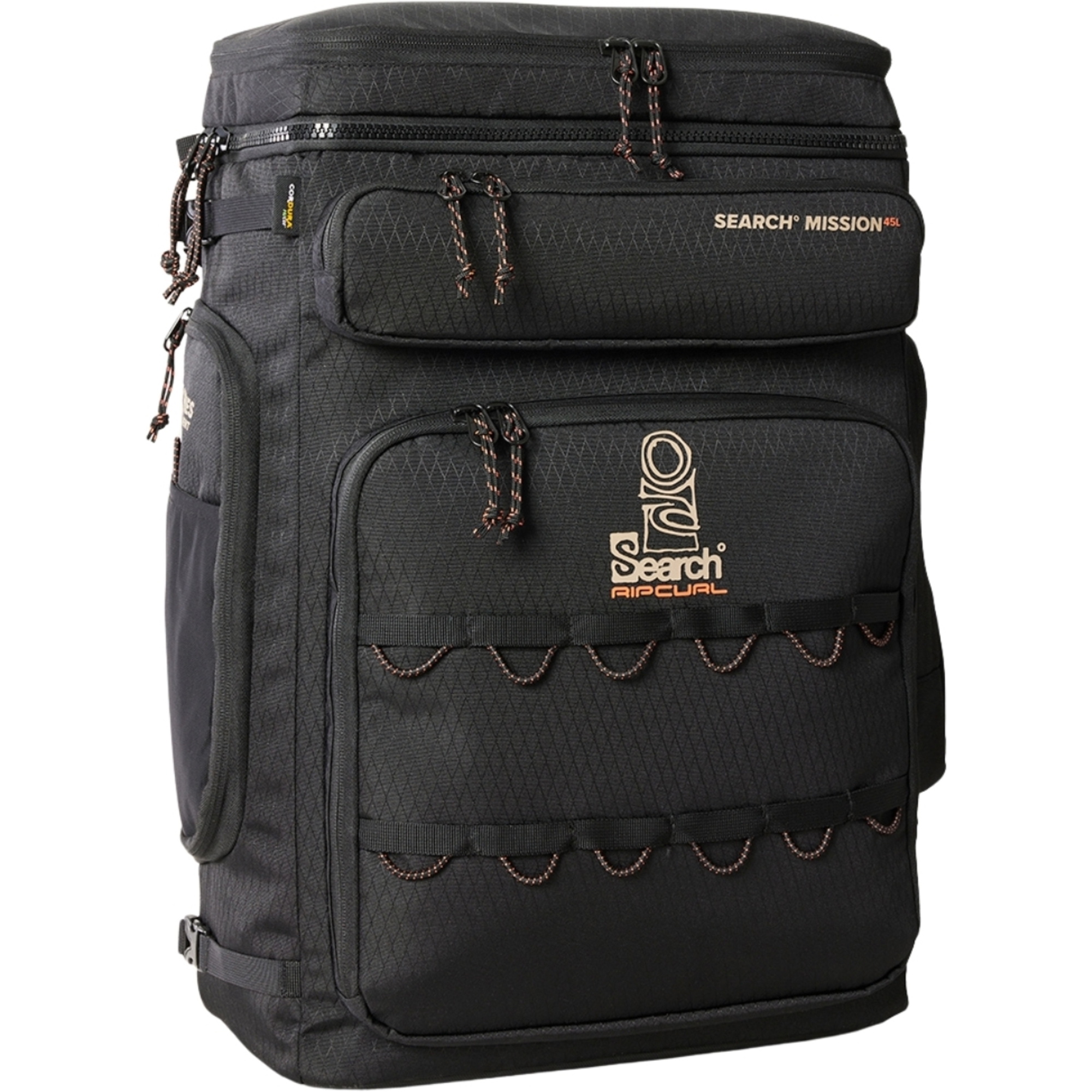 2025 Rip Curl Search Mission Cordura 45L Backpack 16IMBA - Jet Black - Accessories | Wetsuit Outlet